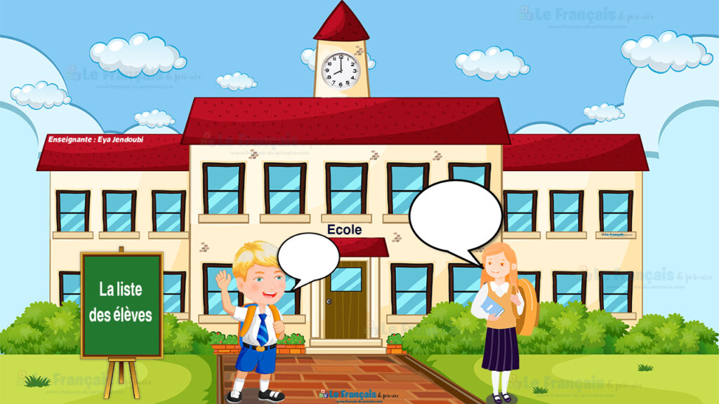 Elyssa à l’école - Le français du primaire