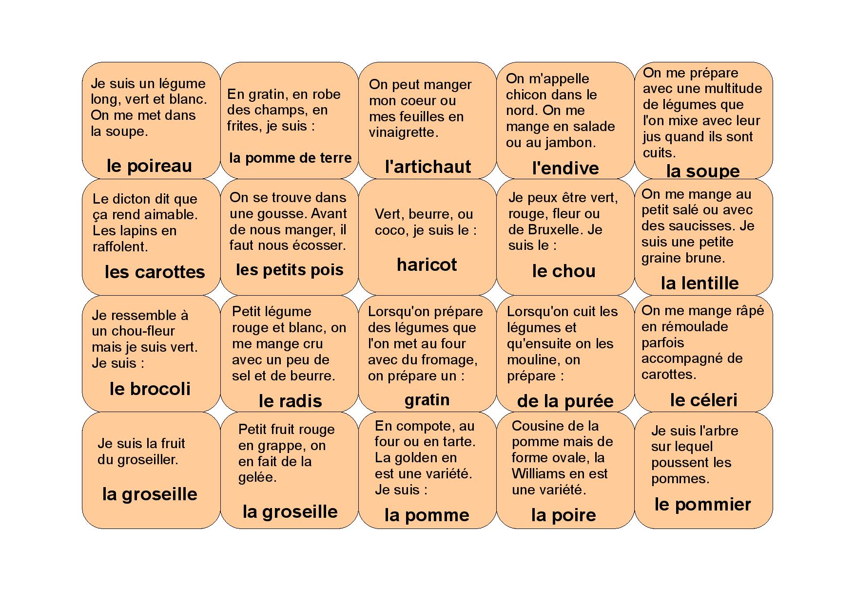 Jeux de devinettes | Le français du primaire