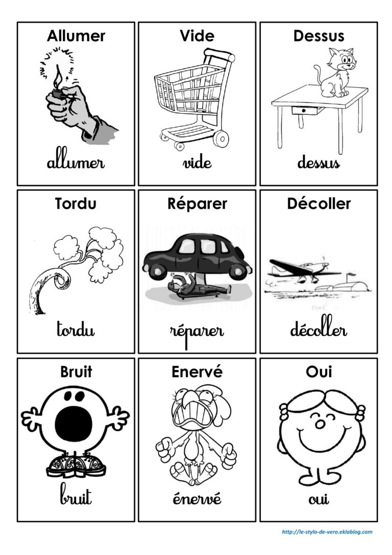 Cartes contraires | Le français du primaire