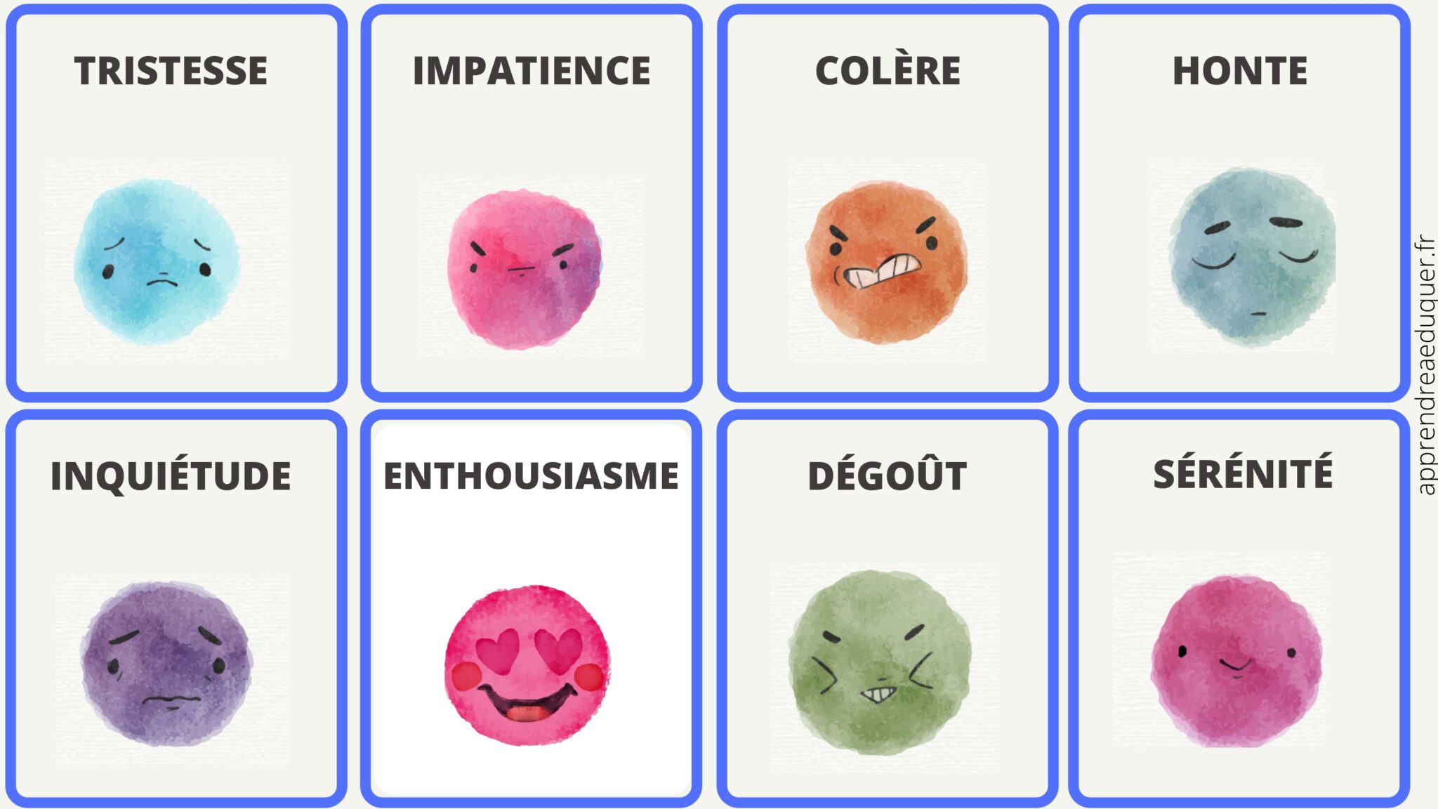 Les émotions | Le français du primaire