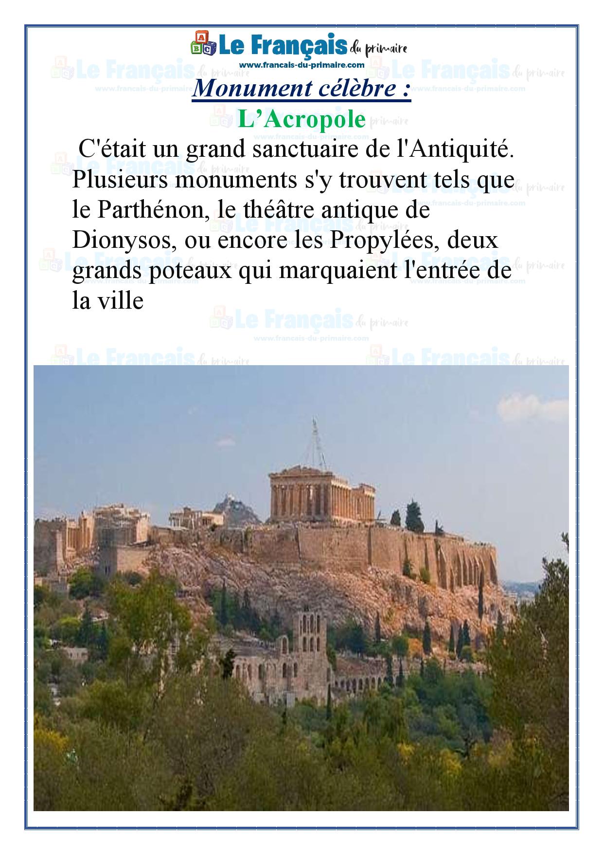 La Grèce | Le français du primaire