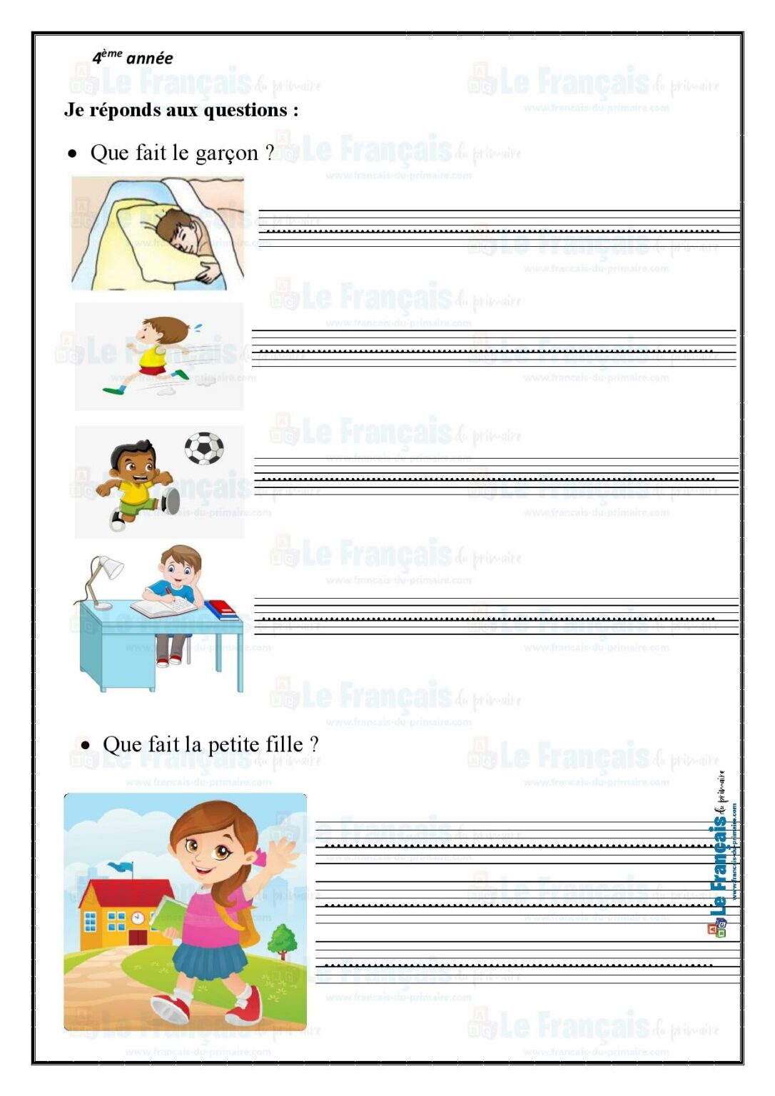 Le français du primaire : Révision 3ème / 4ème année