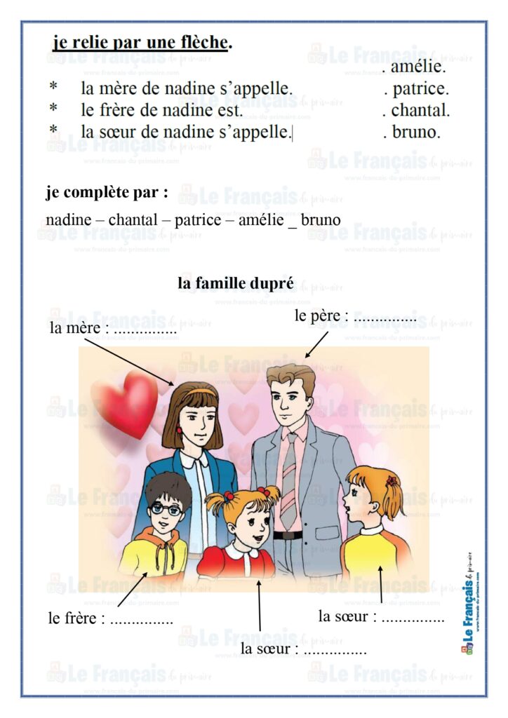 Le français du primaire : Révision 3ème / 4ème année