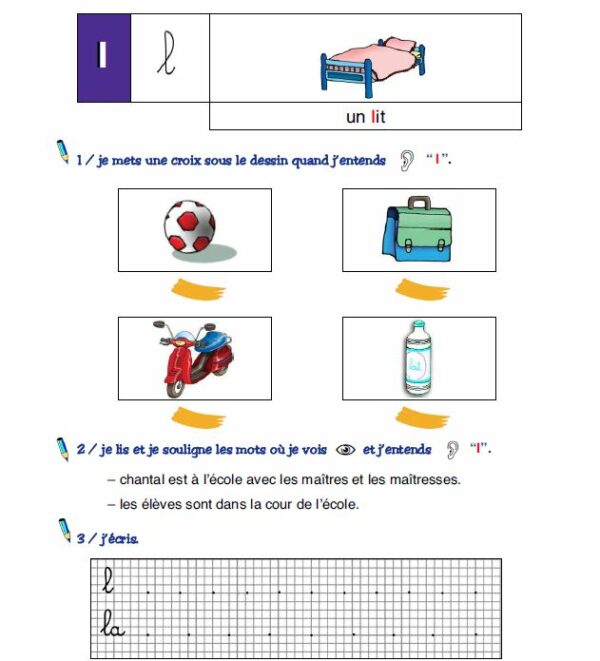 Lire et écrire le phonème-graphème “ l ” dans des mots et des phrases ...