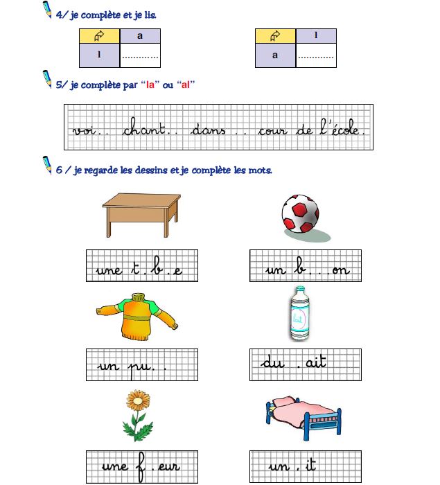 Lire et écrire le phonème-graphème “ l ” dans des mots et des phrases ...