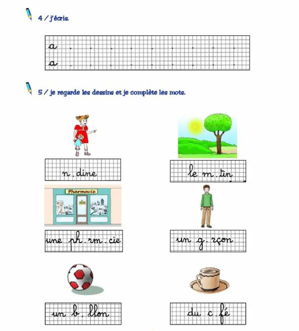 Lire et écrire le phonème-graphème “ a ” dans des mots et des phrases ...
