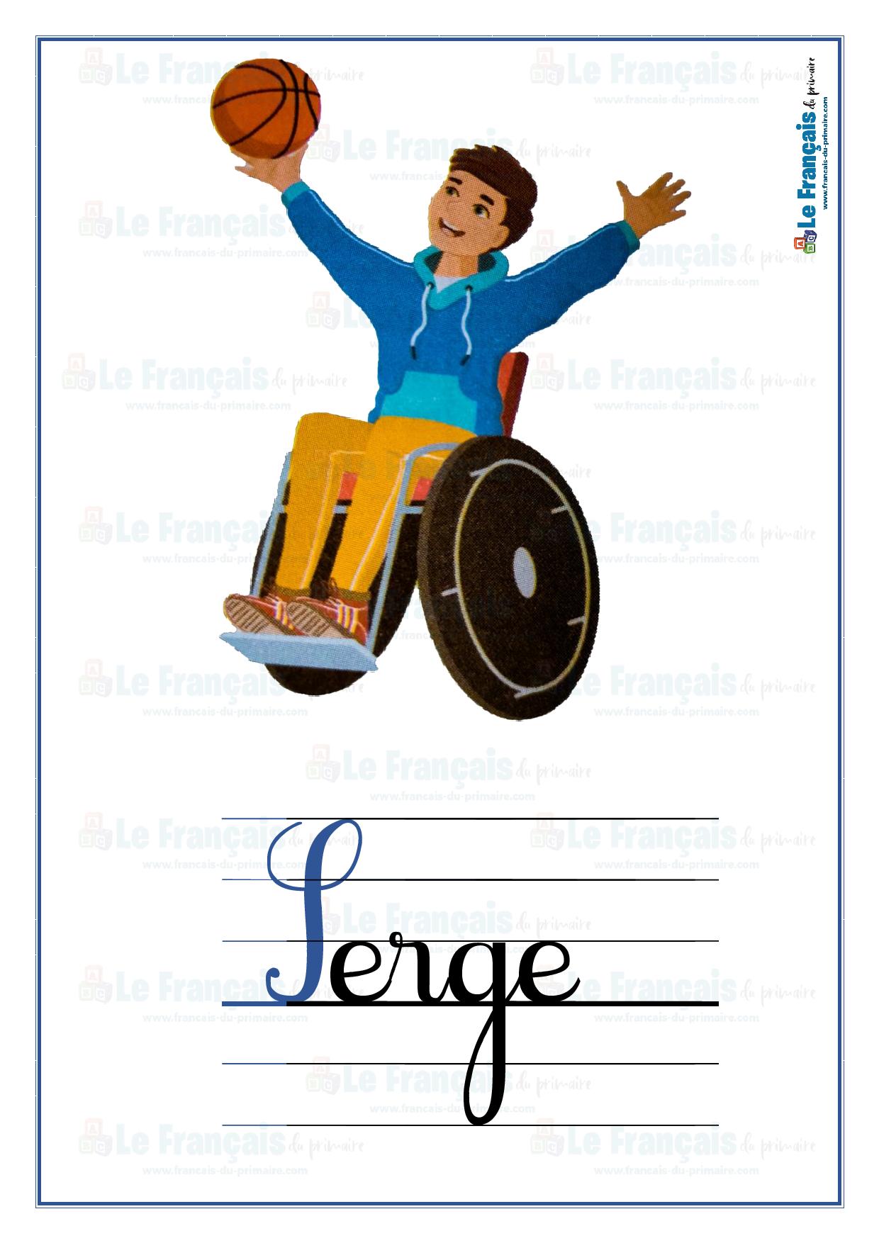 Les personnages de la 3ème année | Le français du primaire