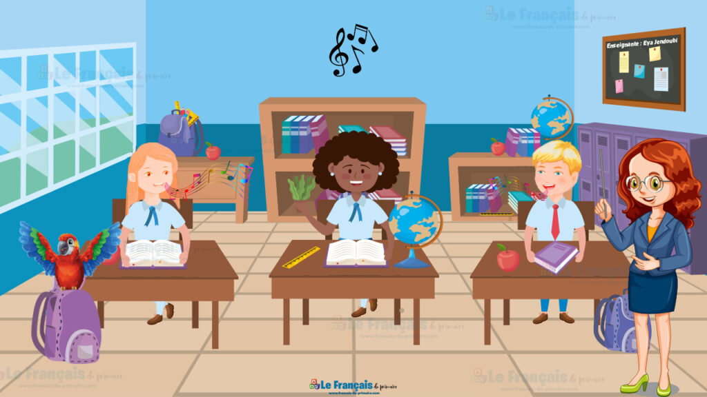 Poupou en classe ! ( Elyssa et Poupou ) | Le français du primaire