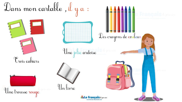 C’est la rentrée ( Elyssa et Poupou ) | Le français du primaire