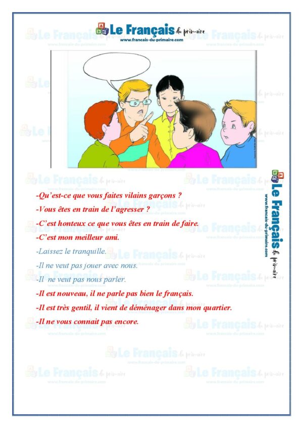 Au secours de yan-Li (4ème année ) | Le français du primaire