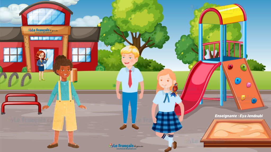 Les amis ( Elyssa et poupou ) 3ème année | Le français du primaire