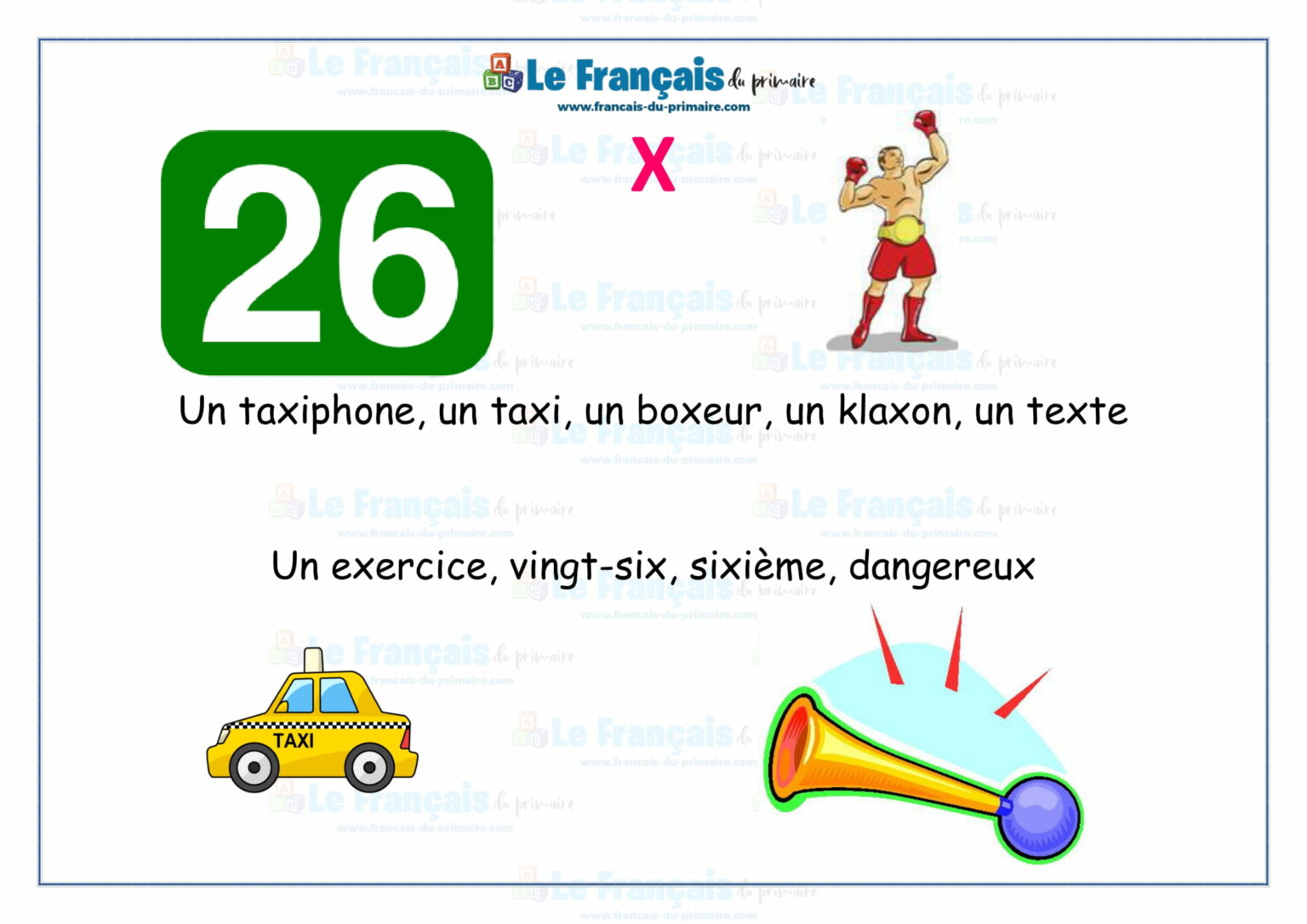 Résumé étude de graphies et mots outils /4ème année | Le français du ...