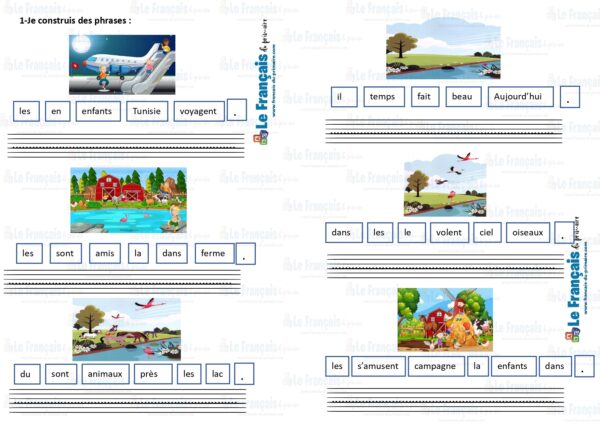 Unité 5 : Exercices Intégration 3ème année | Le français du primaire