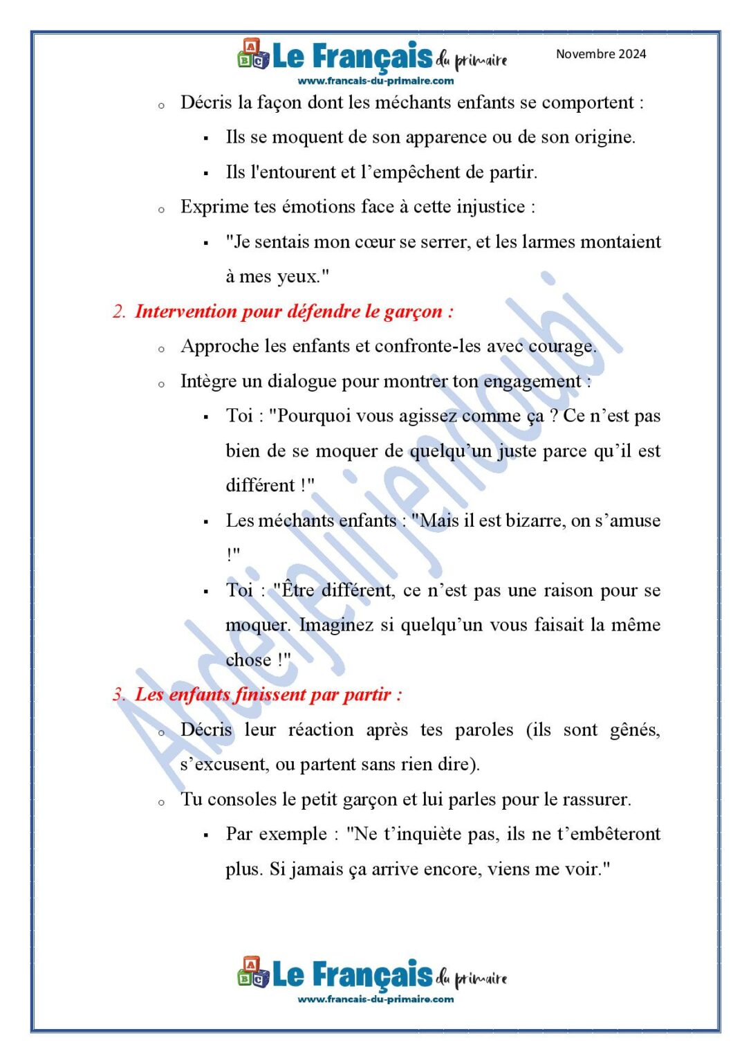 Production écrite avec plan (thème accepter les autres) | Le français ...