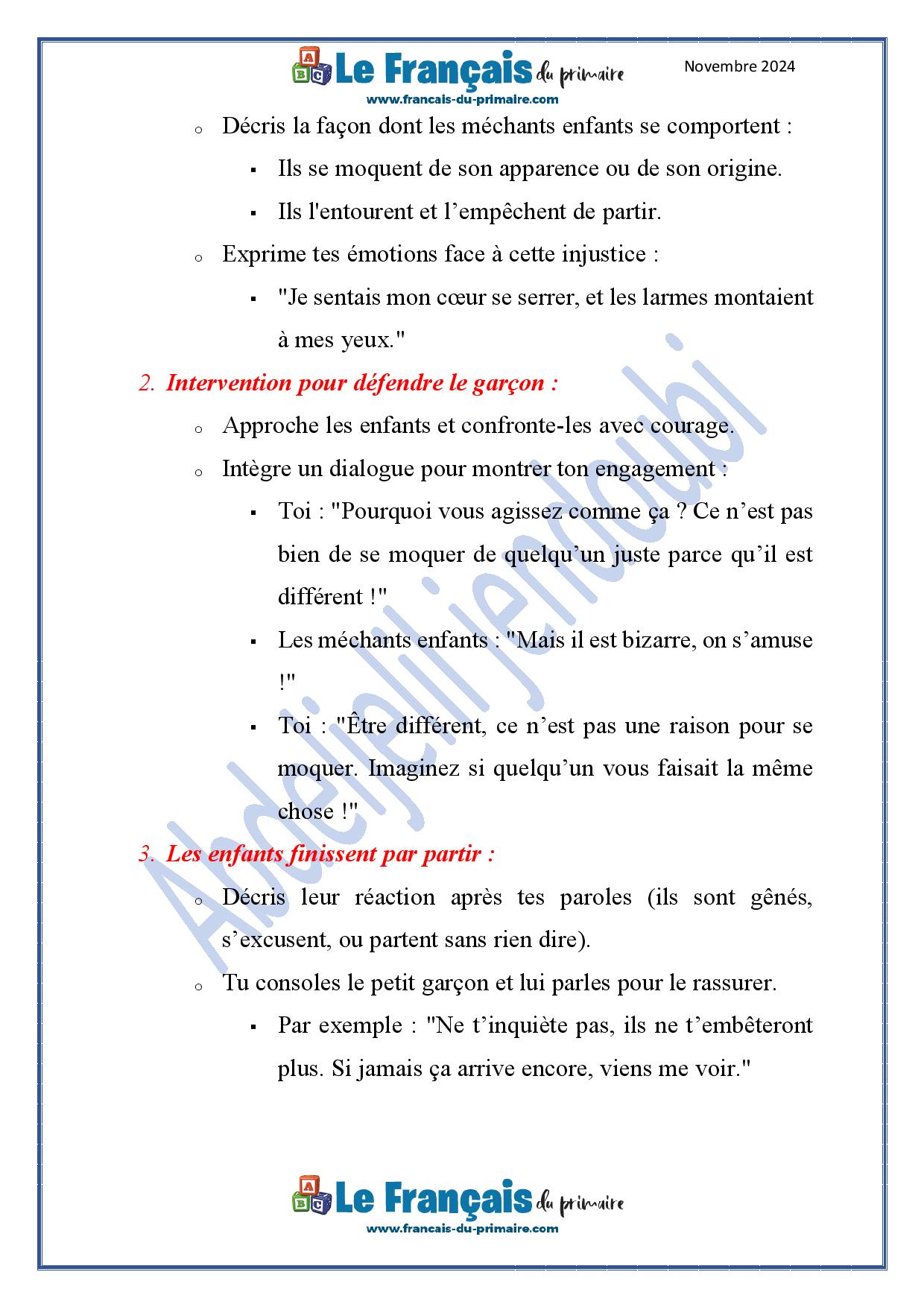 Production écrite avec plan (thème accepter les autres) | Le français ...